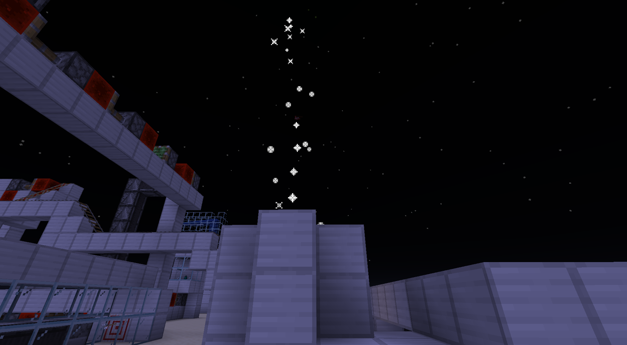 Rube Goldberg Fireworks Launcher Minecraft Map