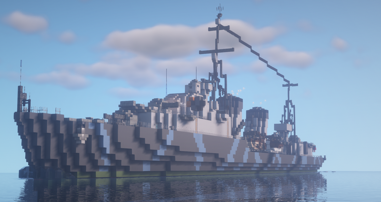 Tribal Class Destroyer Minecraft Map