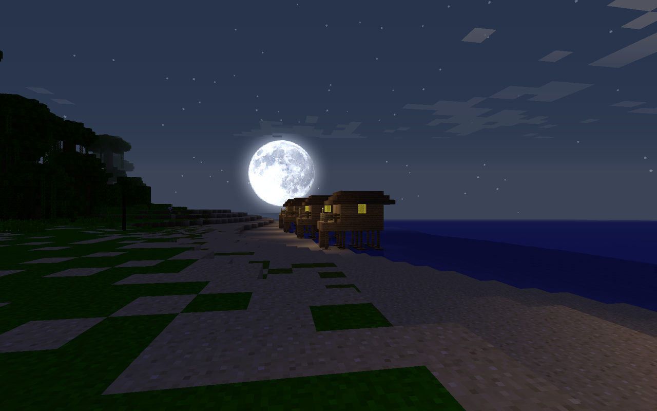 Tropical Island (Stilt Houses) Minecraft Map