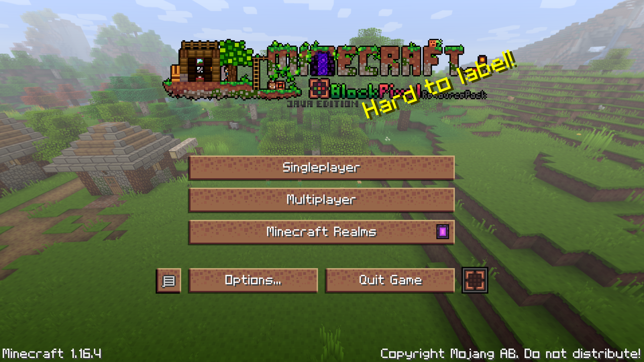 BlockPixel Java Edition Minecraft Texture Pack