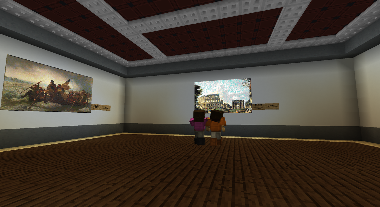 Overworld Arts Gallery Minecraft Map