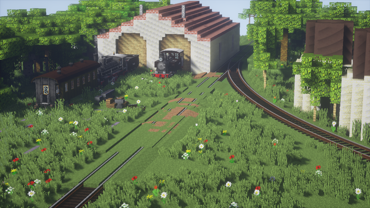 Cinematic screenshots of some Rails of War trains in various maps of ...