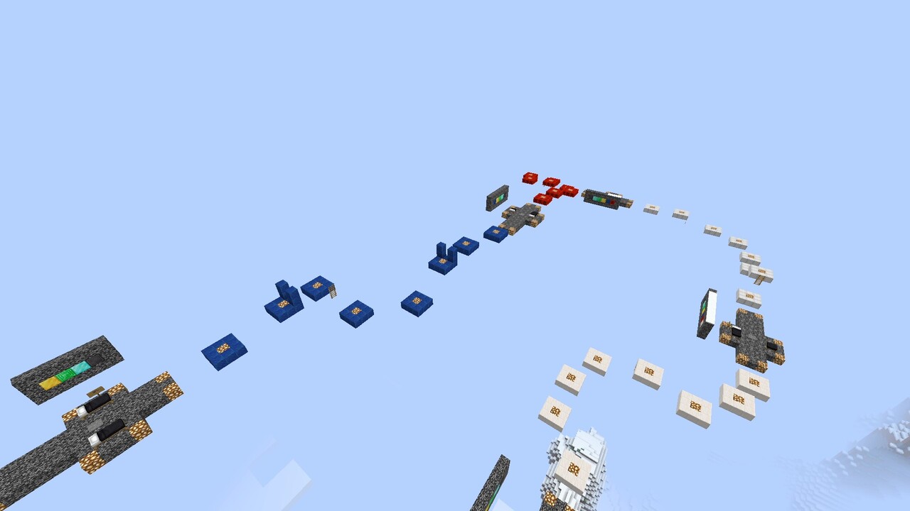 Extrem Sky Parcours Minecraft Map