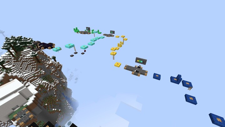 Extrem Sky Parcours Minecraft Map