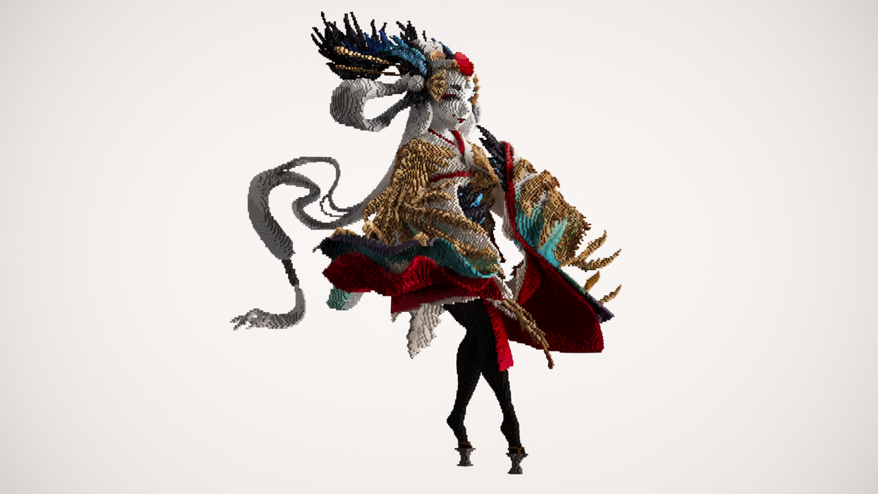 Ubume from Onmyoji Minecraft Map