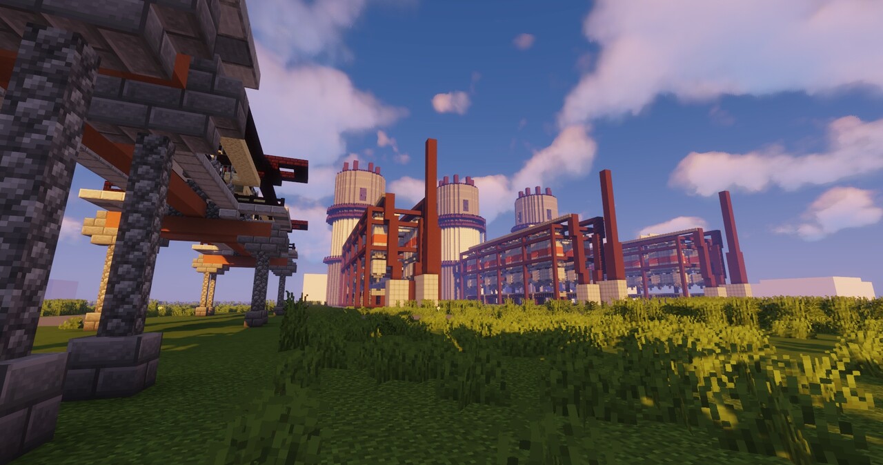 Soviet 1980's yeast-hydrolytic BCP [Biochemical Plant] Minecraft Map