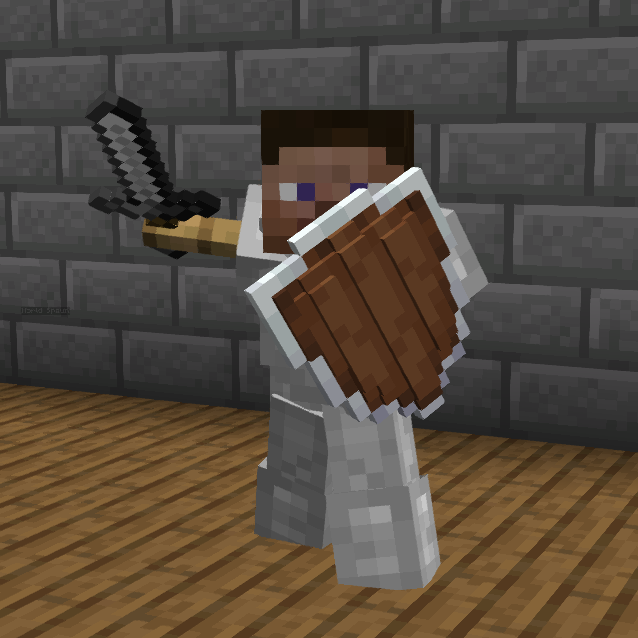 3D Shield Model Minecraft Texture Pack