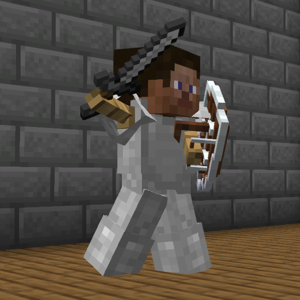 3D Shield Model Minecraft Texture Pack