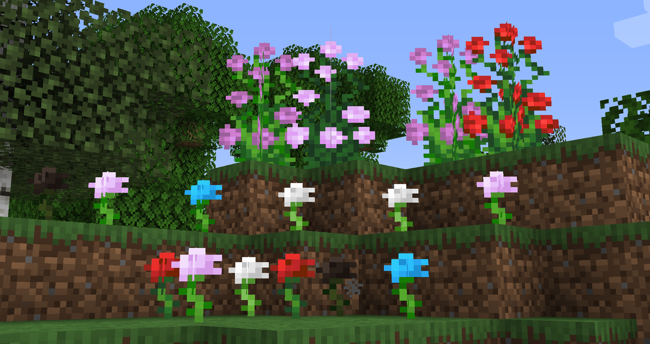All flowers for roses! Minecraft Texture Pack