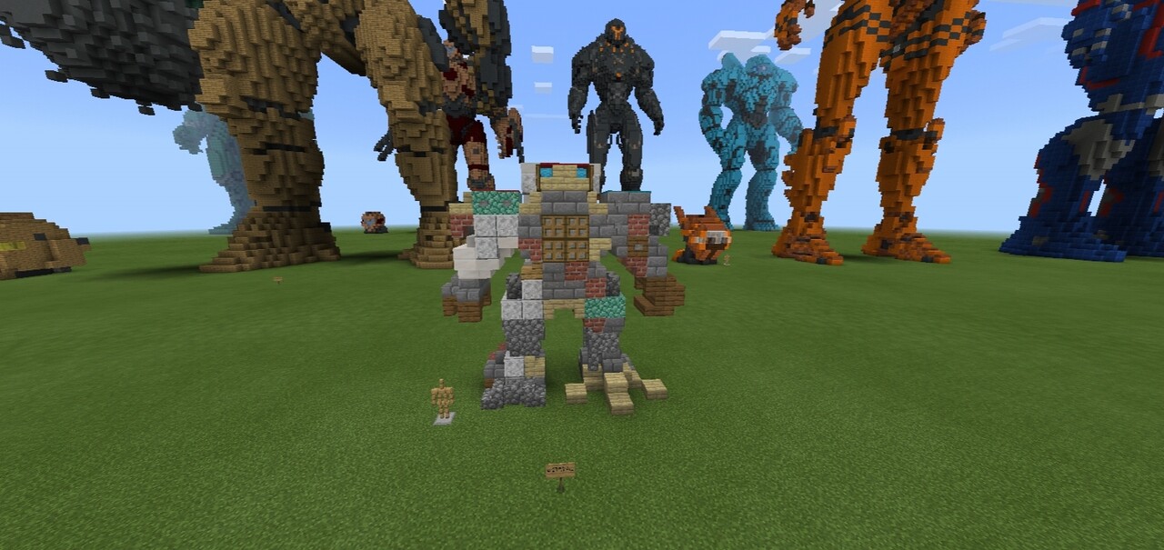 Pacific Rim Jaegers PE/BE version Minecraft Map