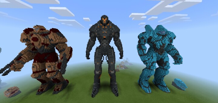 Pacific Rim Jaegers PE/BE version Minecraft Map