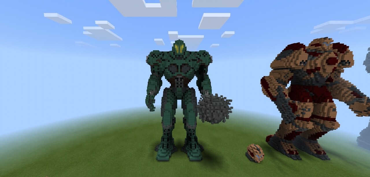Pacific Rim Jaegers PE/BE version Minecraft Map