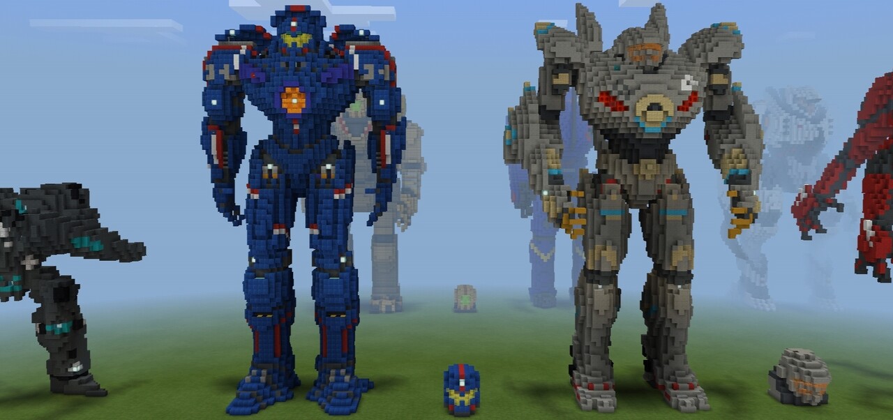 Pacific Rim Jaegers PE/BE version Minecraft Map