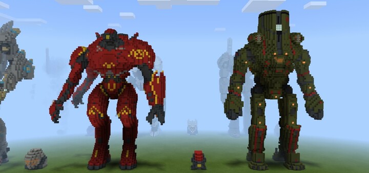 Pacific Rim Jaegers PE/BE version Minecraft Map