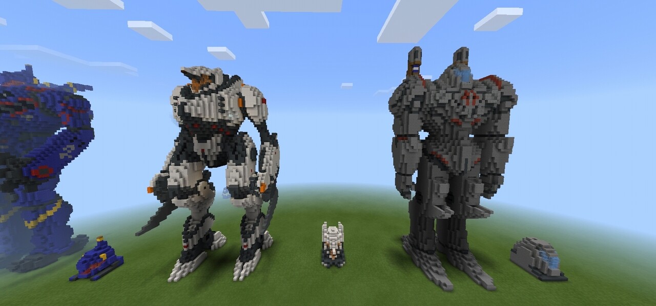 Pacific Rim Jaegers PE/BE version Minecraft Map