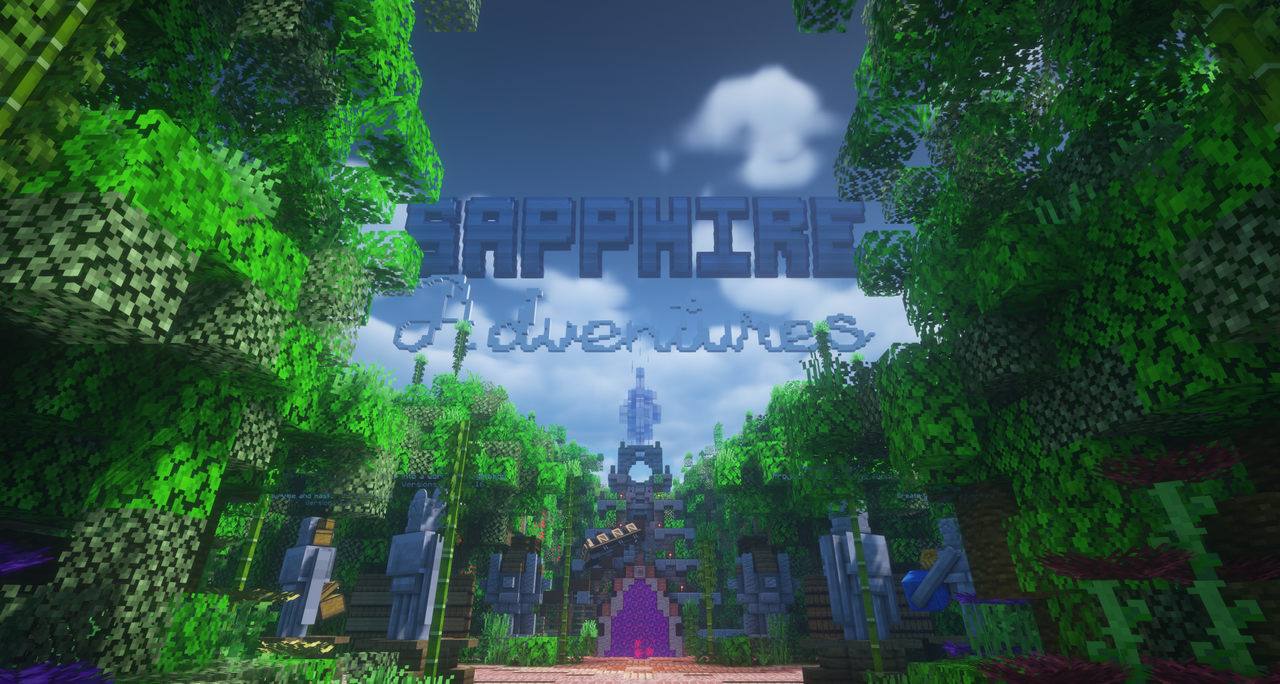 Sapphire Adventures - Embark on your adventure. Minecraft Server