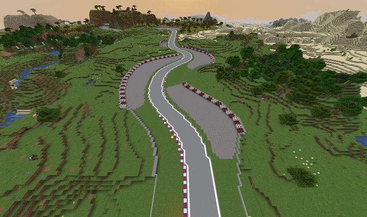 Circuit Merave - Formula 1 Style Racetrack for Boats Minecraft Map