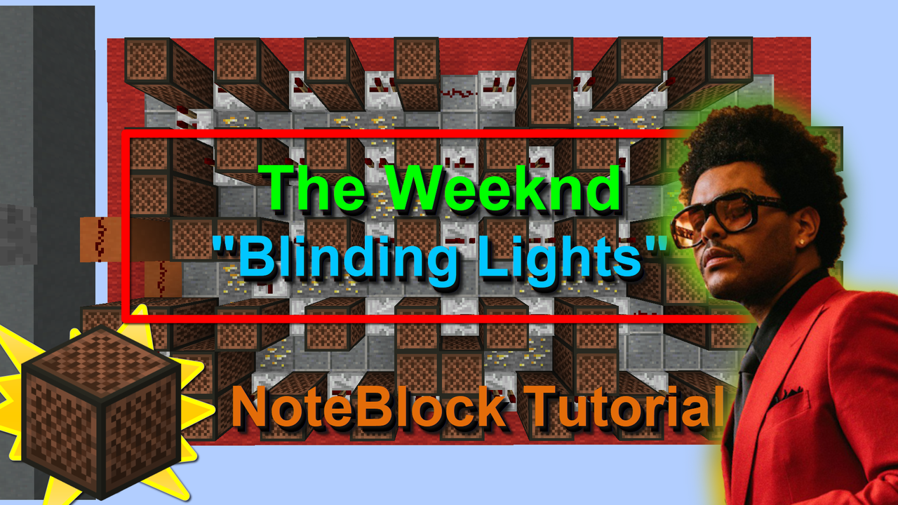 "Blinding Lights" The Weeknd Doorbell for Survival House Minecraft Map