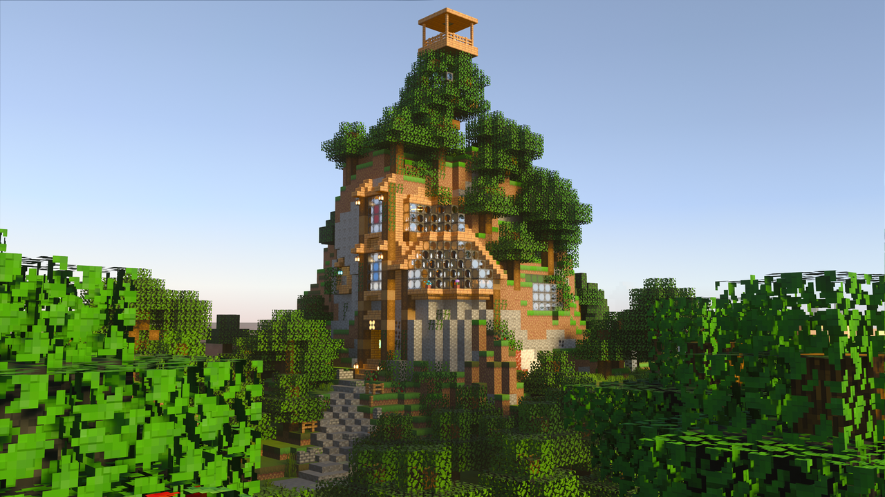 RTX ON - Mountain House Minecraft Map