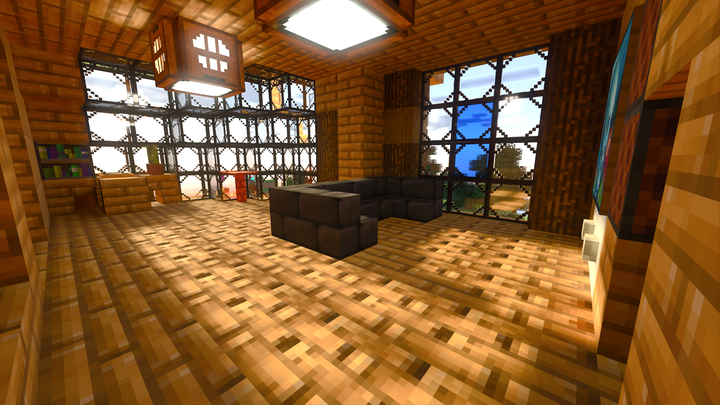 RTX ON - Mountain House Minecraft Map