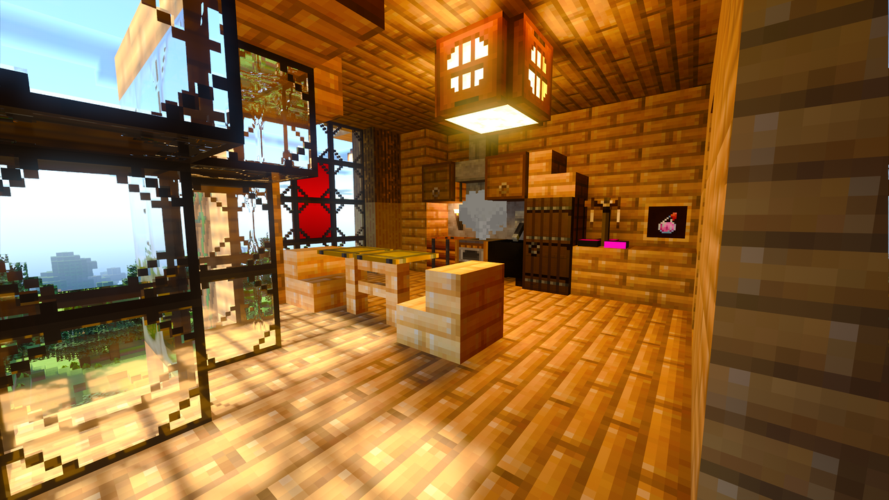 RTX ON - Mountain House Minecraft Map