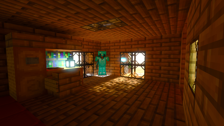 RTX ON - Mountain House Minecraft Map