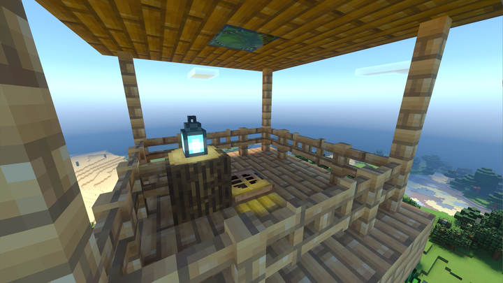 RTX ON - Mountain House Minecraft Map