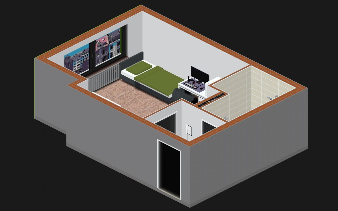 Small Life size Urban Flat Minecraft Map