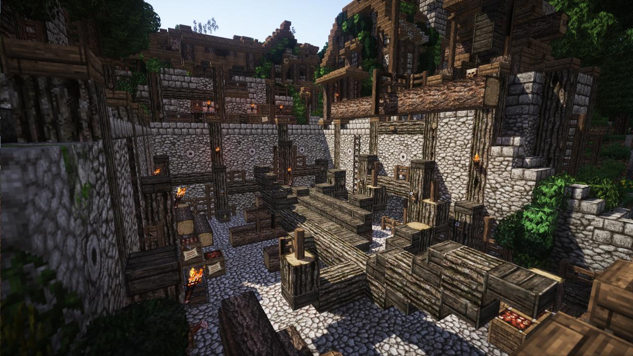 Viridis - The Green City + [ Download ] Minecraft Map