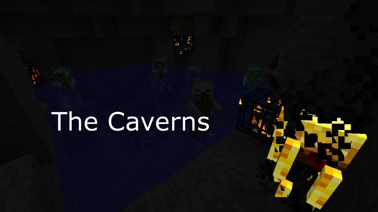 Minecraft Complete the Monument: The Caverns Minecraft Map