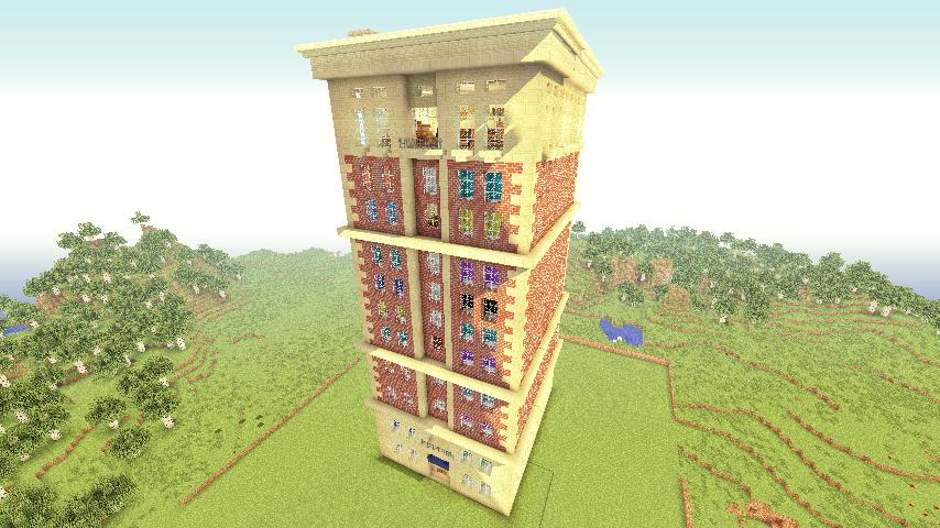 Fix-It Felix Jr. Building Minecraft Map
