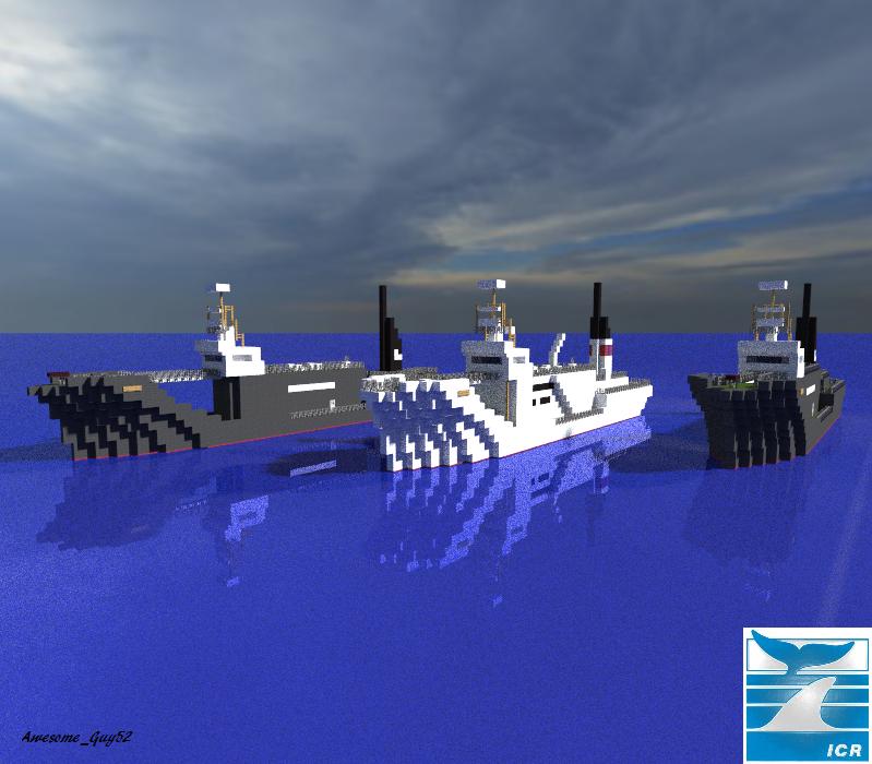 ICR Harpoon Ships [1:1 Scale] Minecraft Map