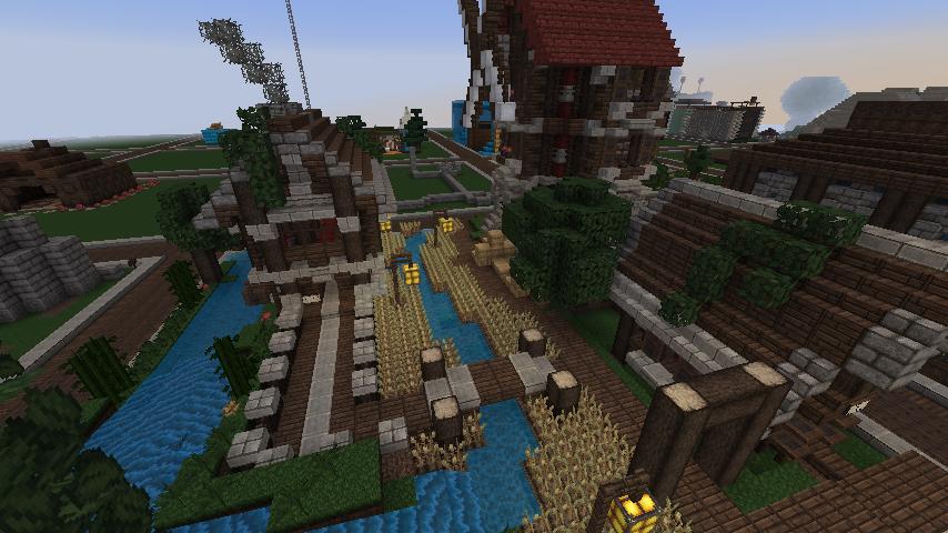 [Mithrintia] Small Water based village Minecraft Map