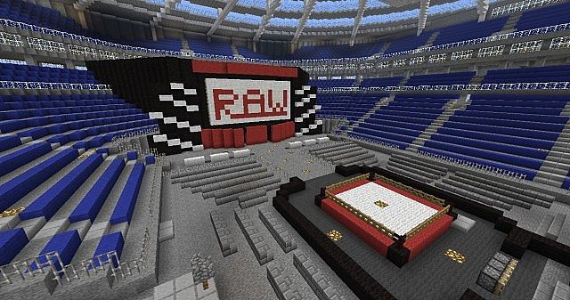 WWE Raw (Futuristic) Minecraft Map