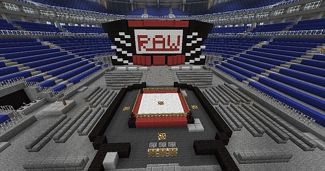 WWE Raw (Futuristic) Minecraft Map