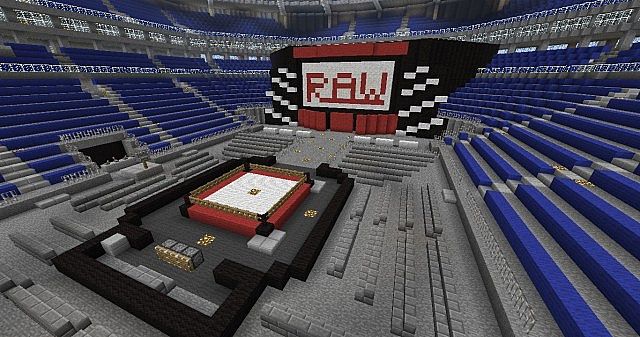 WWE Raw (Futuristic) Minecraft Map