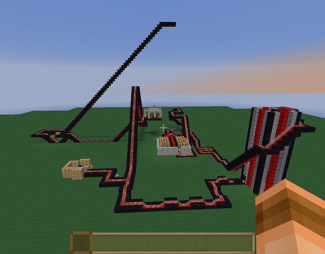 The super rollercoaster Minecraft Map