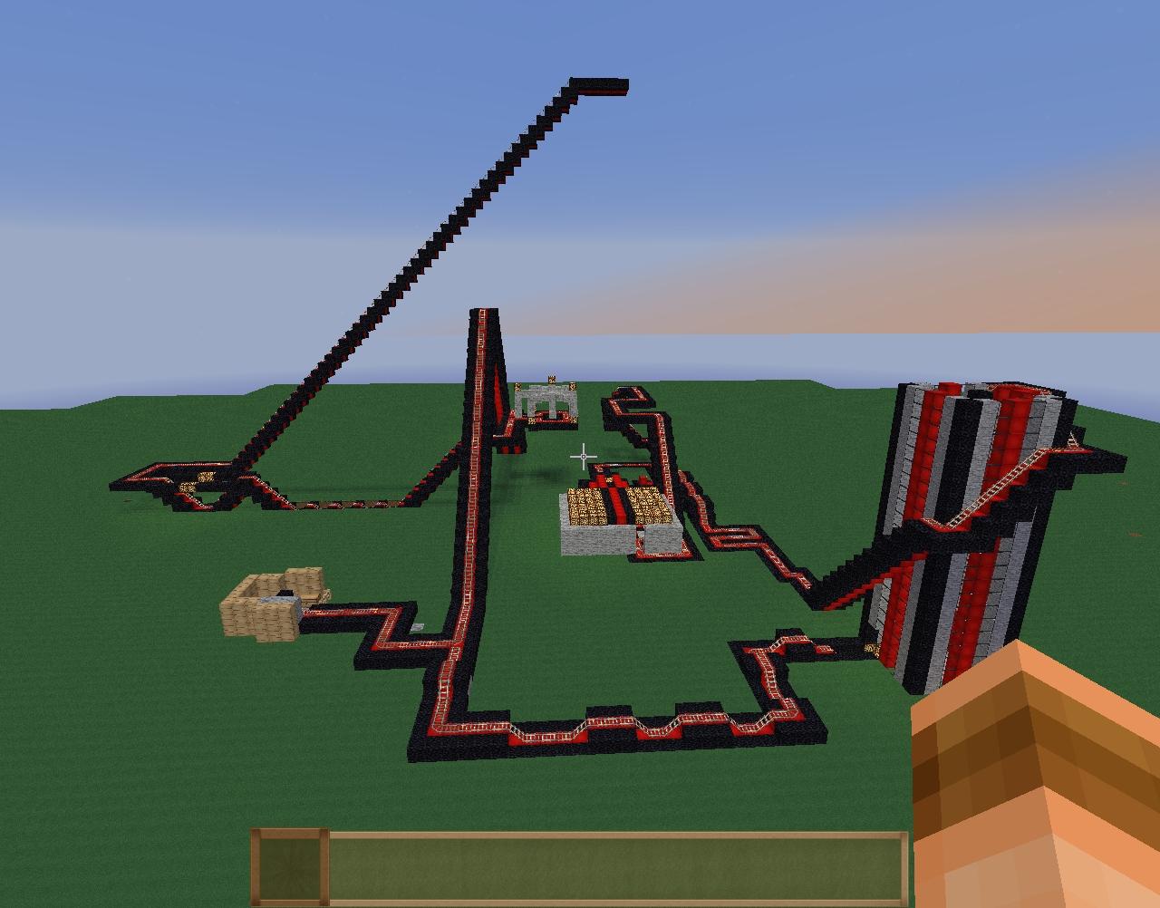 The super rollercoaster Minecraft Map