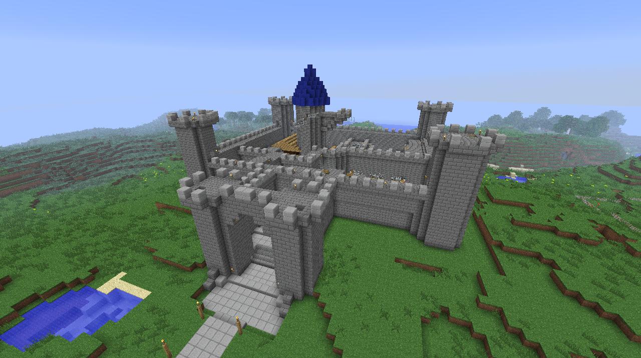 Castle!! With working Redstone gate MAP DOWNLOAD Minecraft Map
