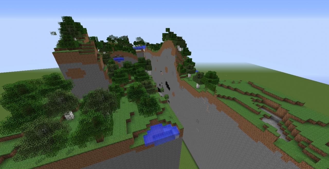 Crazy Minecraft Flatworld Minecraft Map