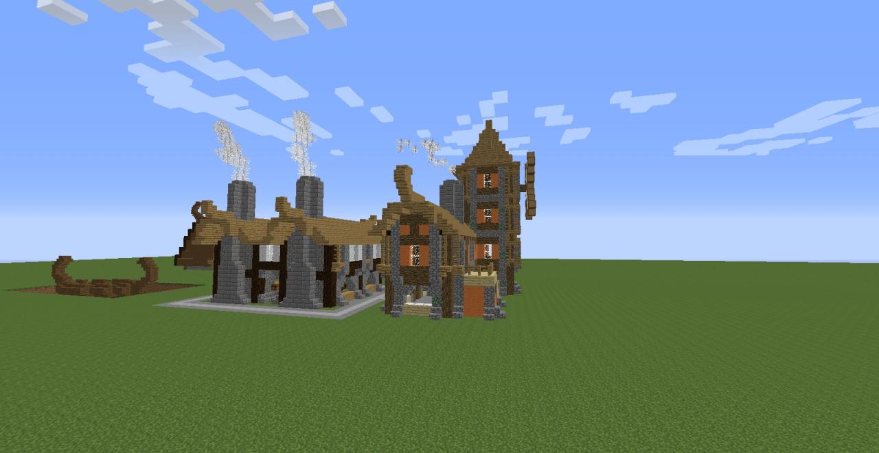 Medieval buildings Minecraft Map