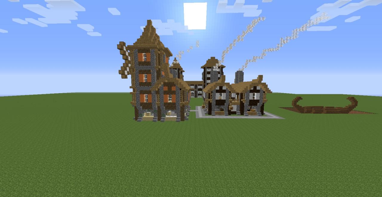 Medieval buildings Minecraft Map