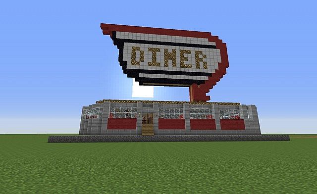 Old Fashioned Diner Minecraft Map