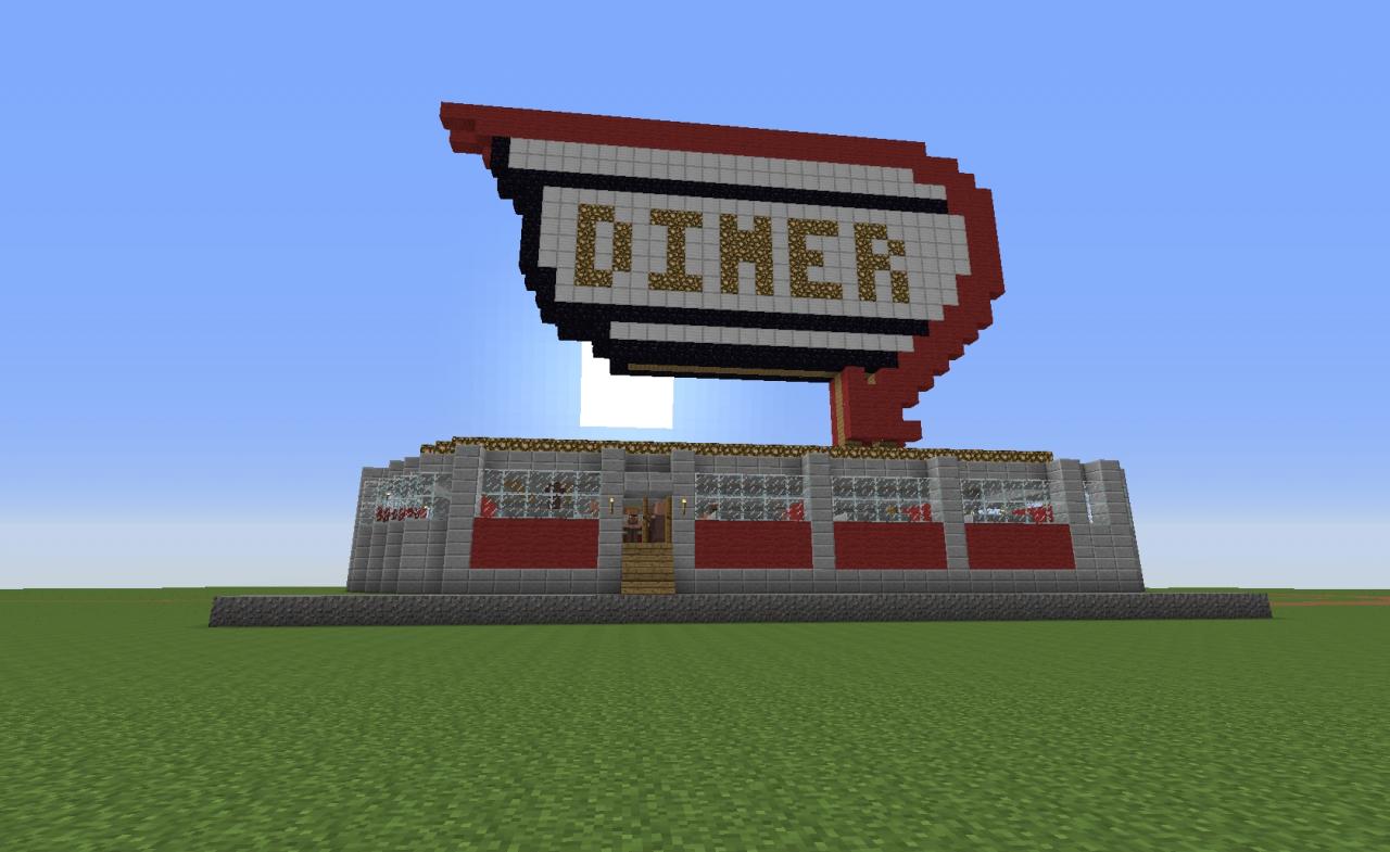 Old Fashioned Diner Minecraft Map