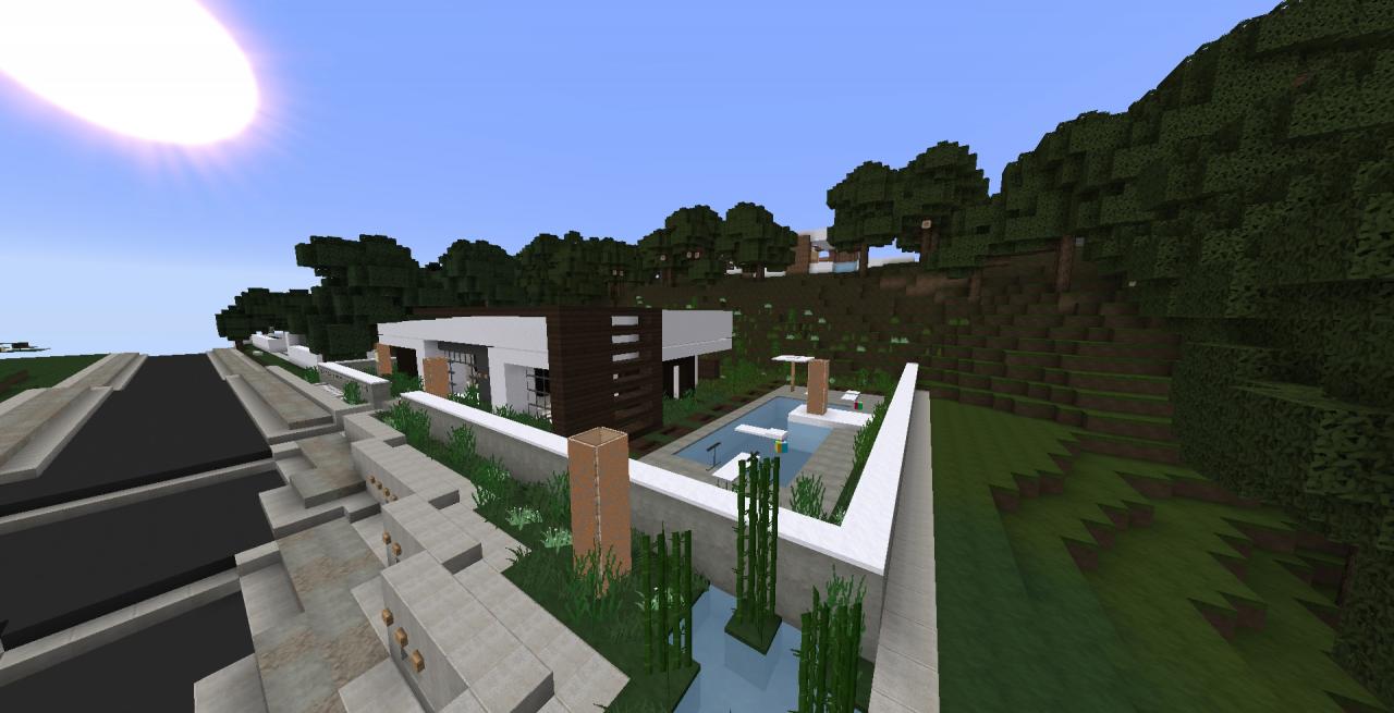 Modern House -Natural Minecraft Map