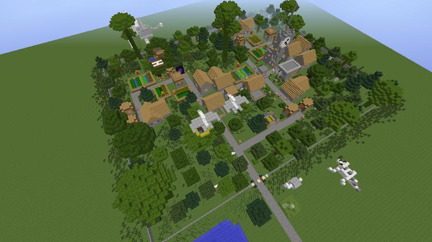 Terra nova village Minecraft Map