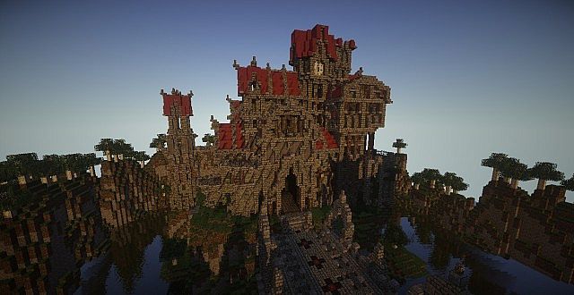 Castle Dravulkan [Vampire Castle and Mausoleum] Minecraft Map