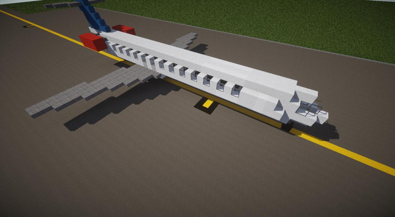 McDonnell MD-80 [1:1] Minecraft Map