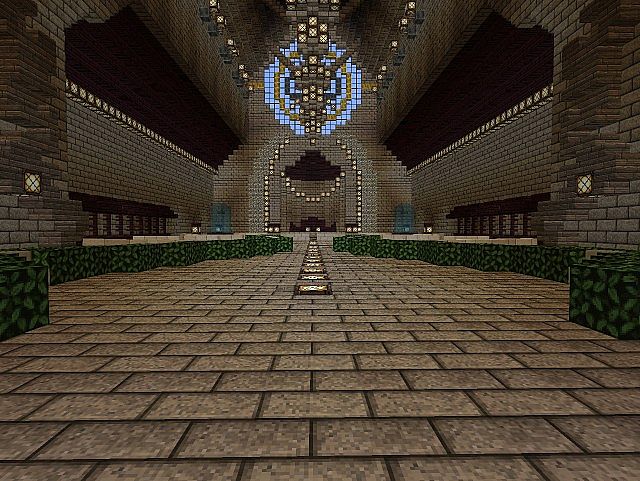 Server Spawn: A Simple Cathedral Minecraft Map
