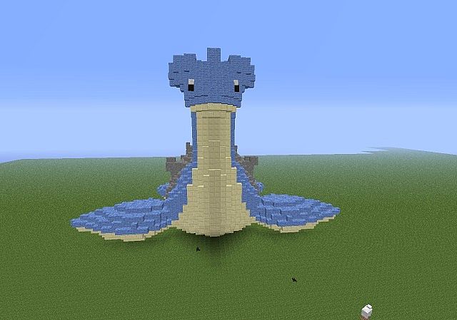 3D Lapras Minecraft Map